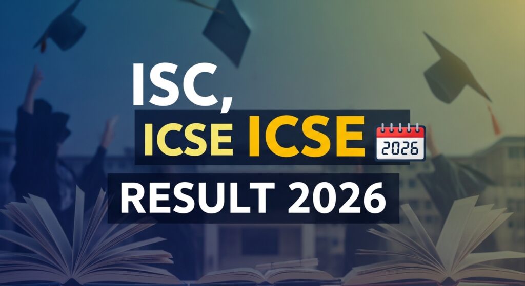 ISC, ICSE Result 2026 for class 10 and class 12